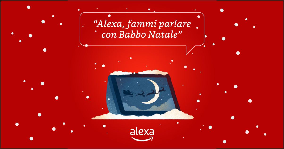 Alexa fa parlare i bambini con Babbo Natale: nel dispositivo canzoni e ...